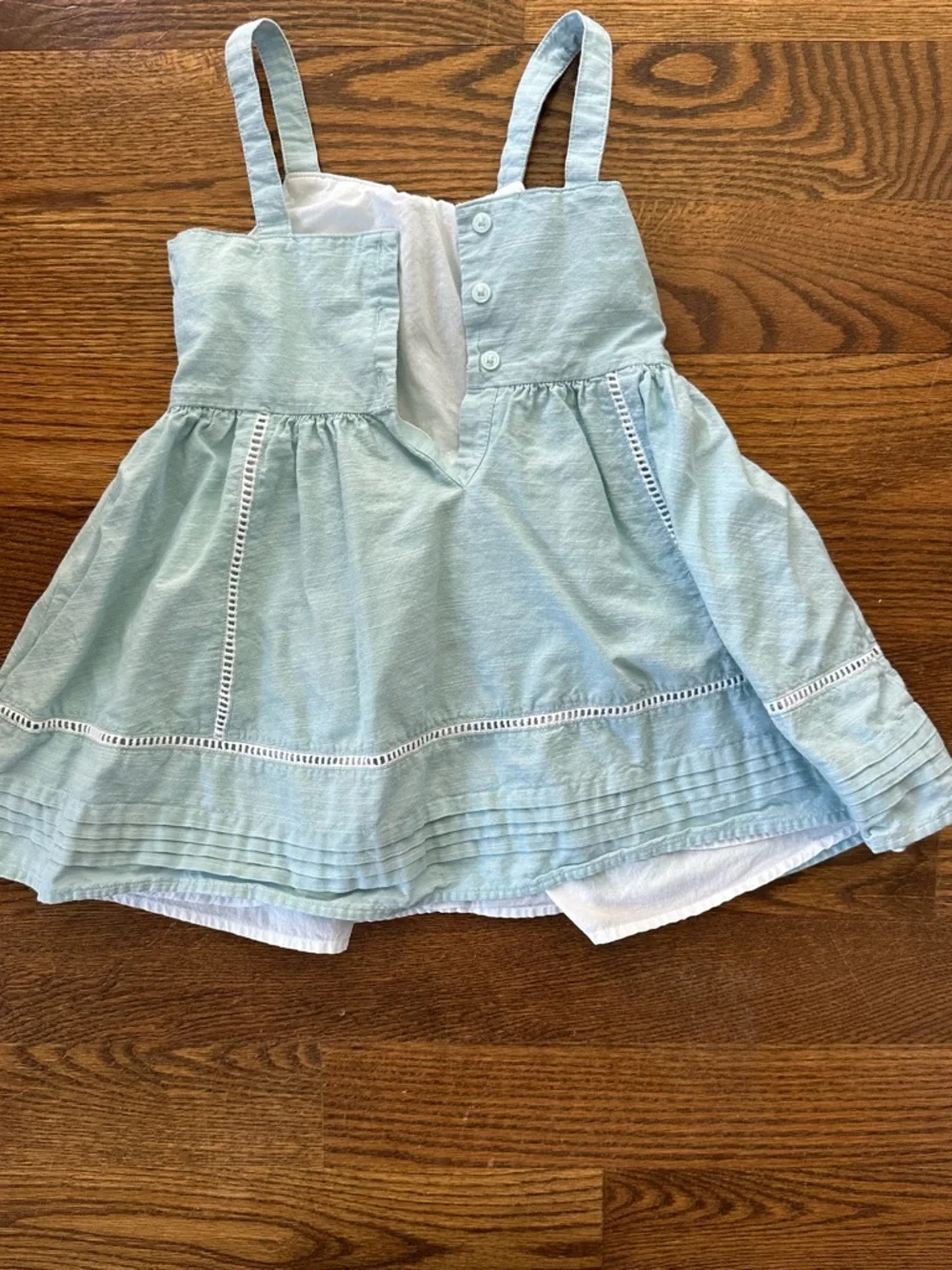 Janie and Jack | Dresses | Janie And Jack Pale Blue Eyelet Trim Dress ...